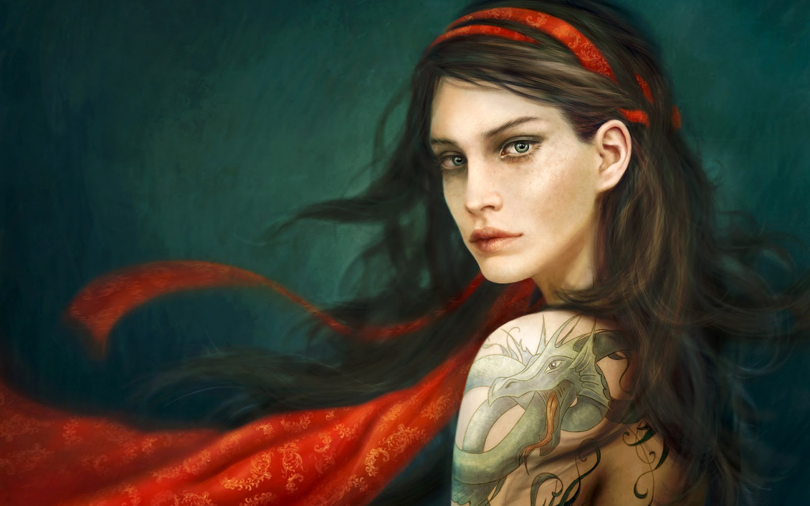3d girl wallpaper,painting,portrait,beauty,art,cg artwork (#926634 ...