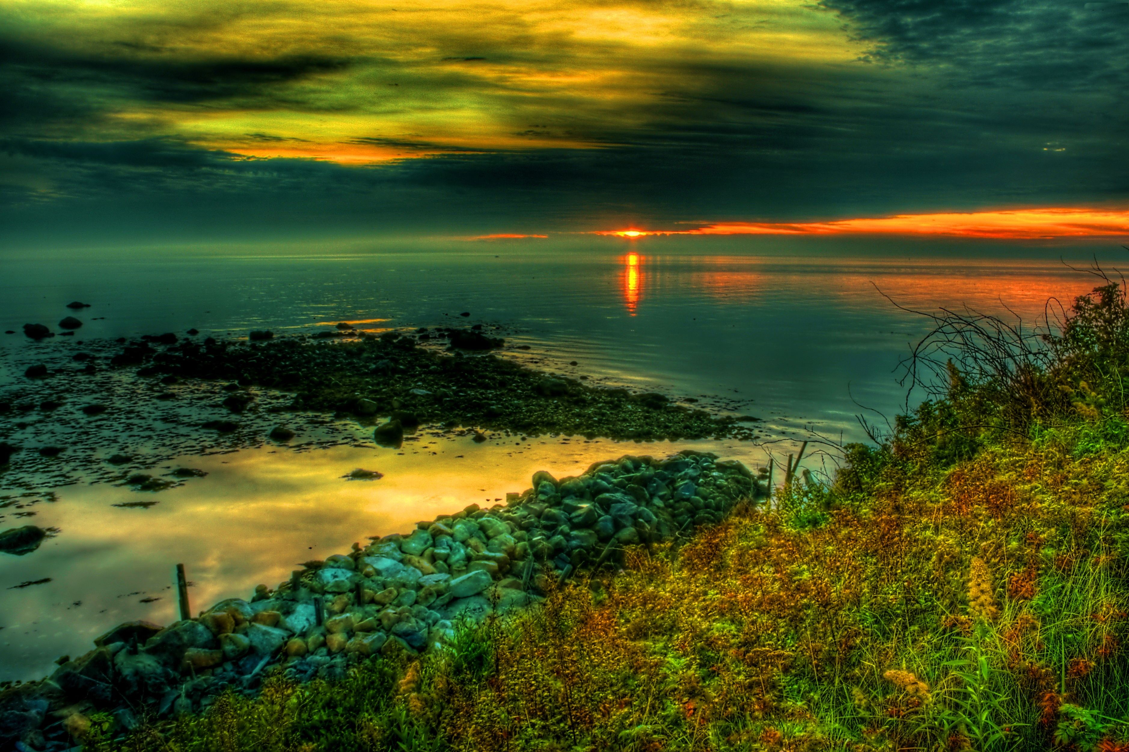 environment wallpaper,sky,nature,natural landscape,vegetation,shore ...