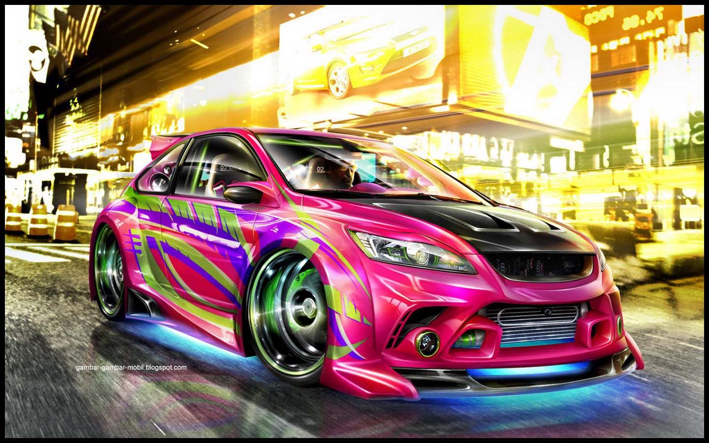 Mobil Sport Modifikasi Wallpaper