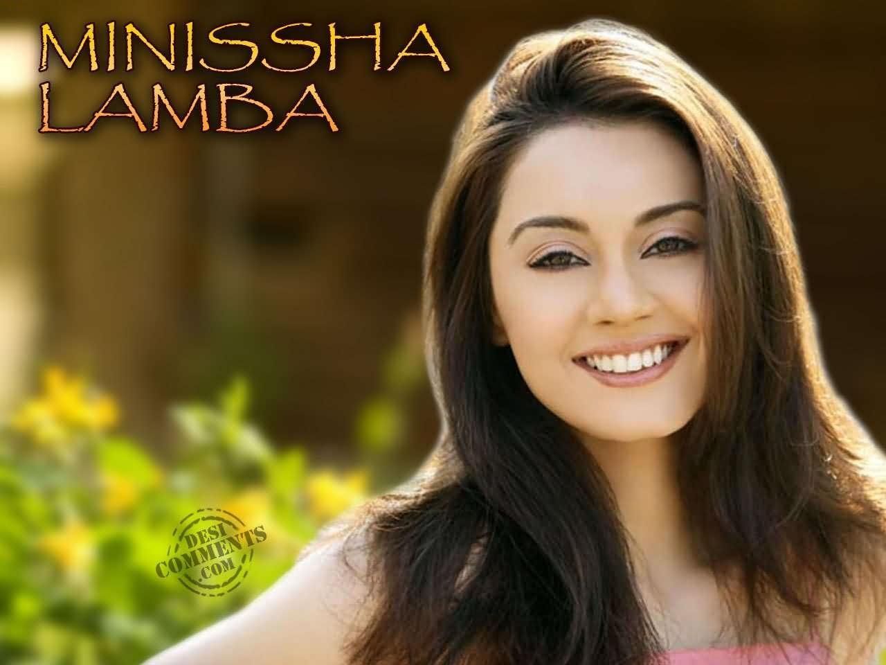 Minissha Lamba Smile- WallpaperUse
