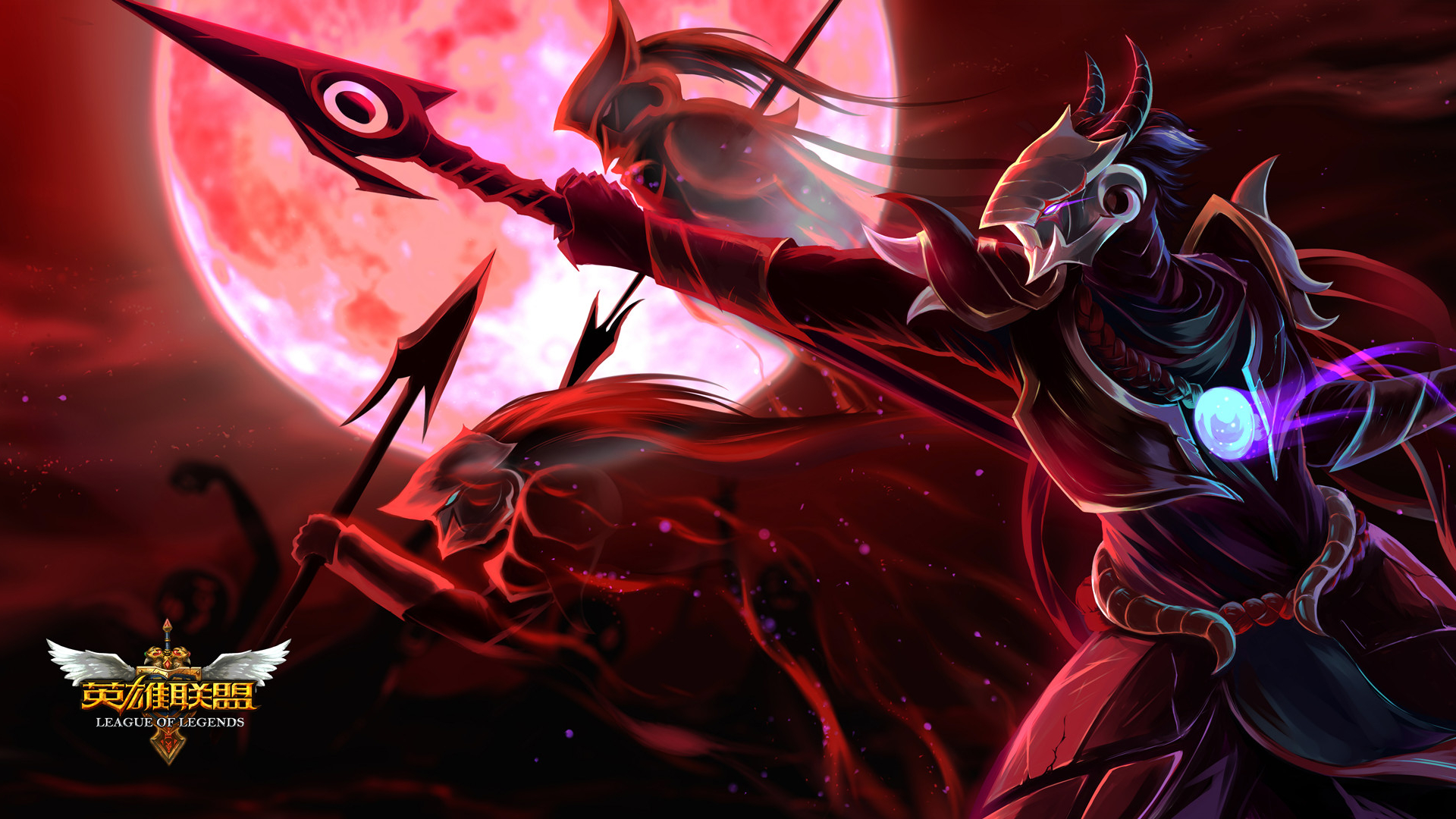 685244 Title Bloodmoon Azir Video Game League Of - Azir Skins- WallpaperUse