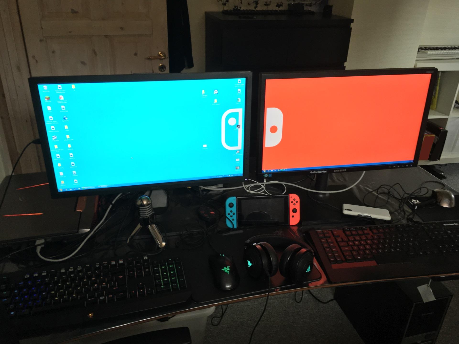 Nintendo Switch On Pc Monitor- WallpaperUse