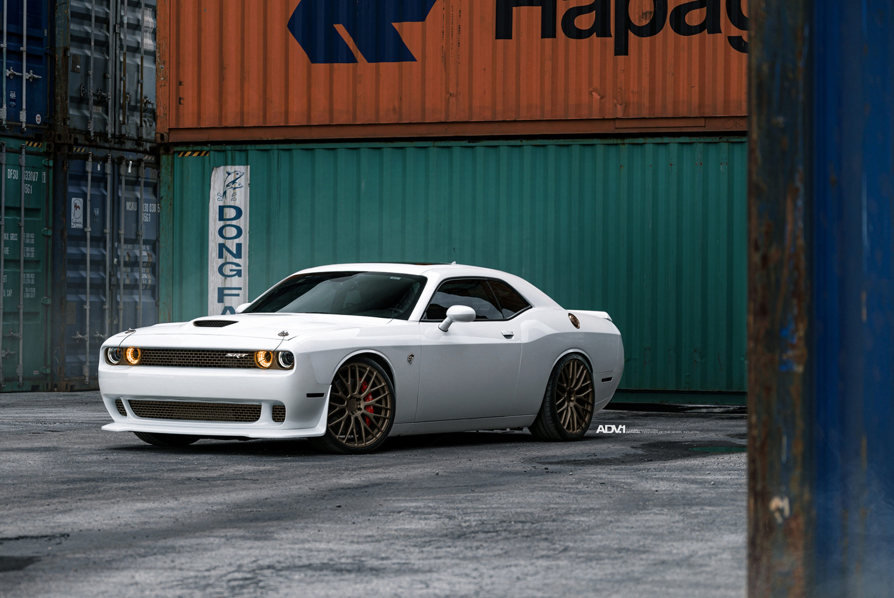 2016 Dodge Challenger Hellcat White- WallpaperUse