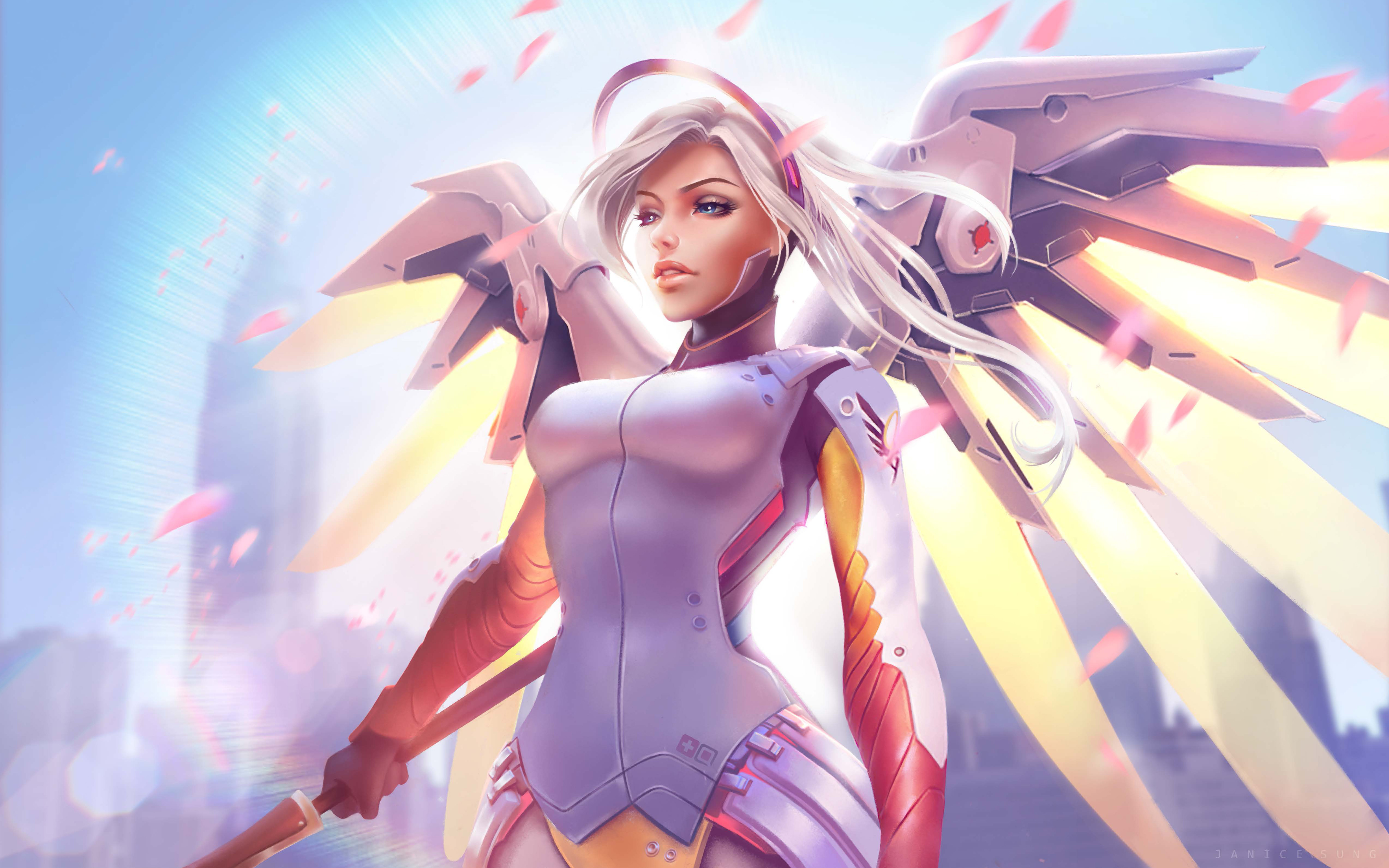 Mercy Overwatch Wallpaper Hd- WallpaperUse