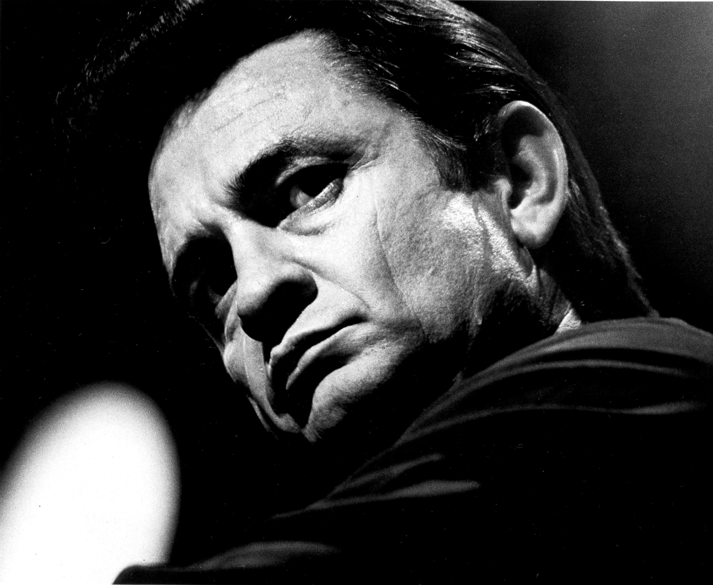 johnny cash wallpaper,black and white,monochrome photography,human ...