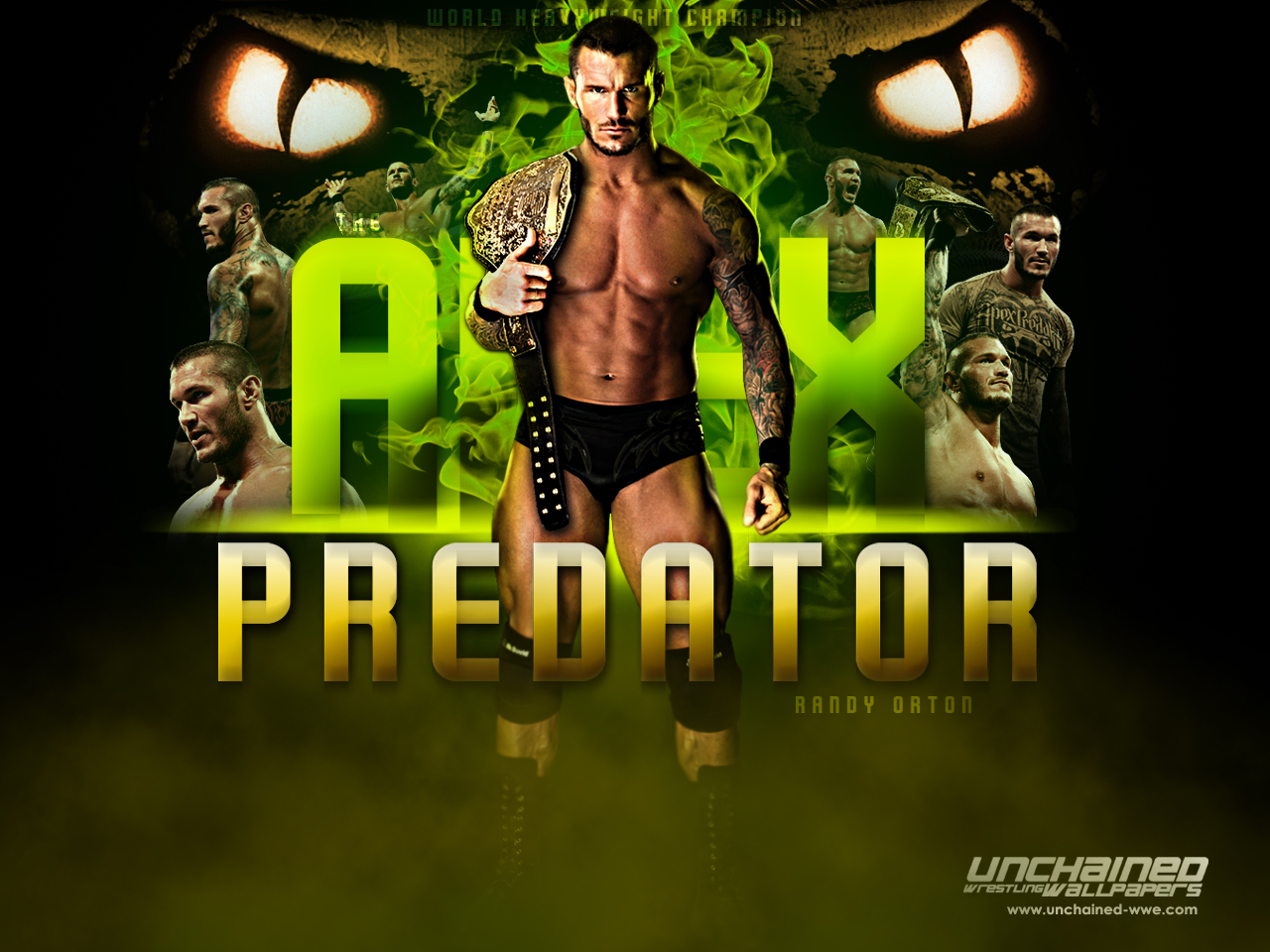 Apex Predator Wwe Randy Orton- WallpaperUse