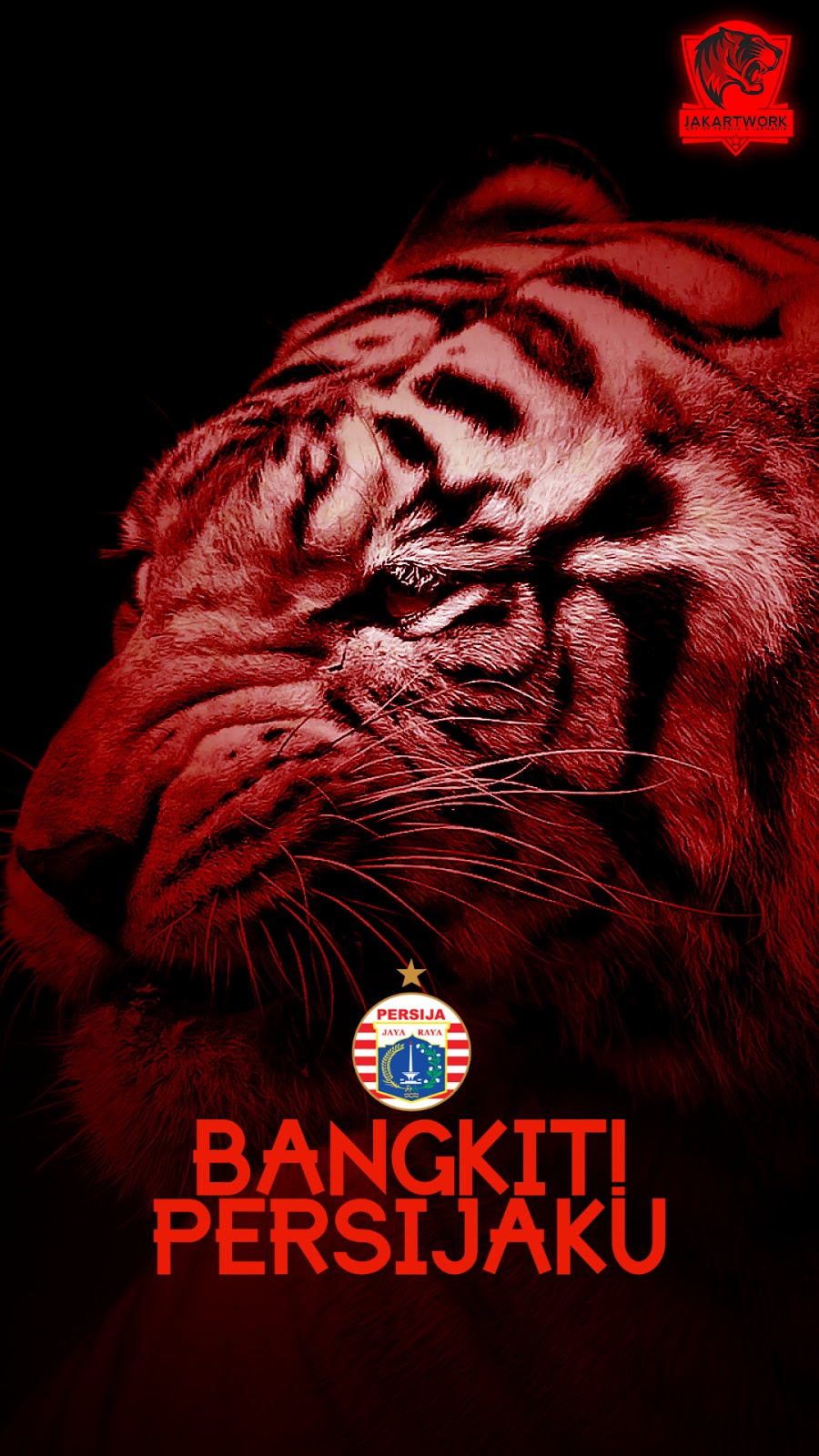 Jak Artwork Bangkitlah Persijaku - Persija Jakarta- WallpaperUse
