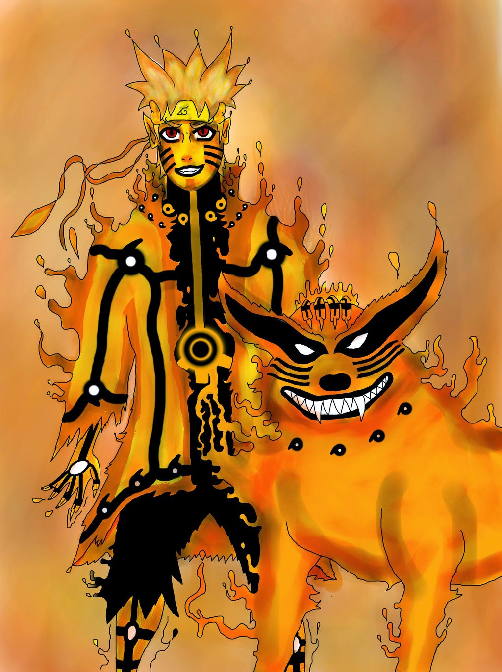 kurama wallpaper,cartoon,illustration,fictional character,mythology ...