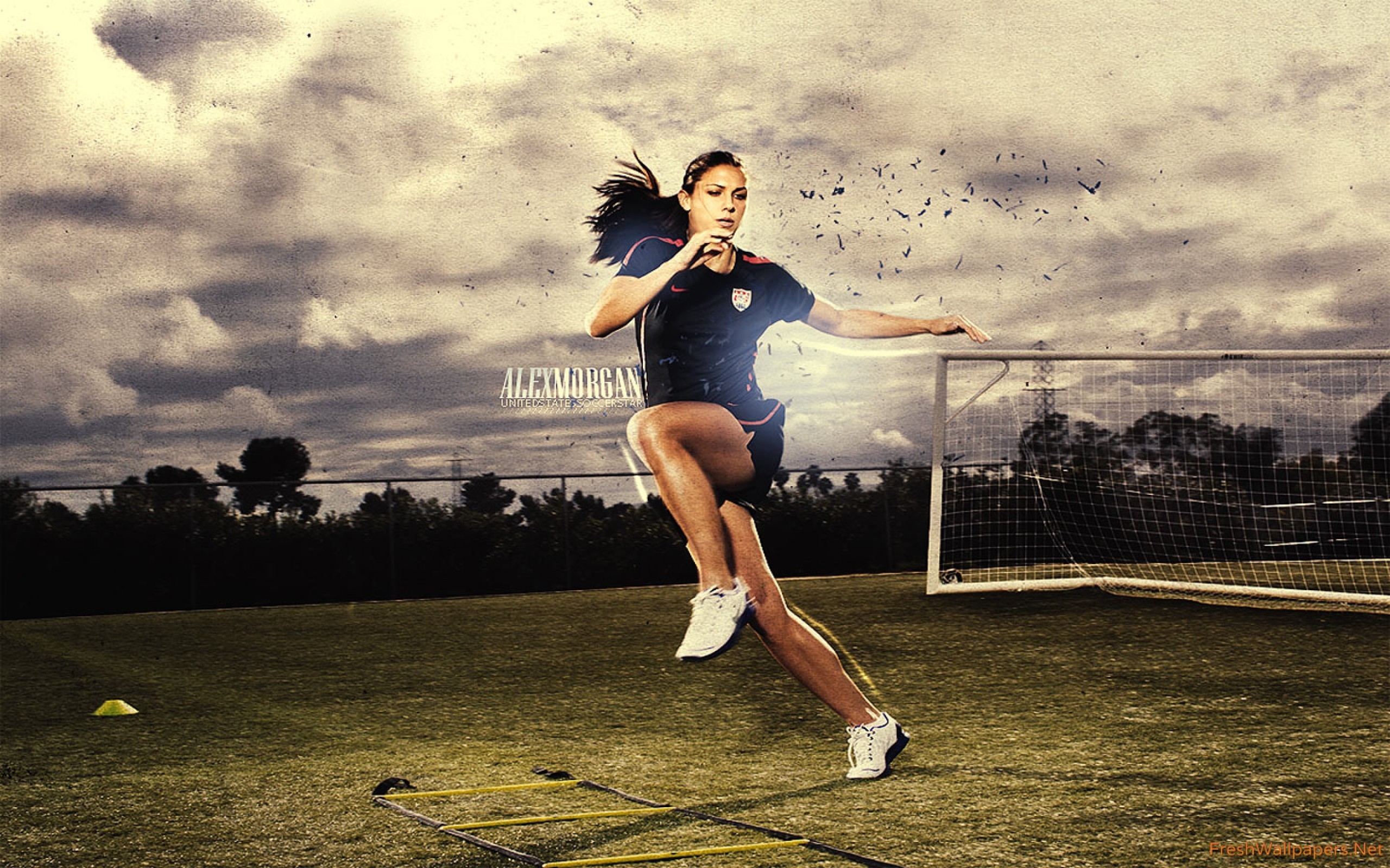alex morgan wallpaper,sky,running,cloud,sports,recreation (#988716 ...