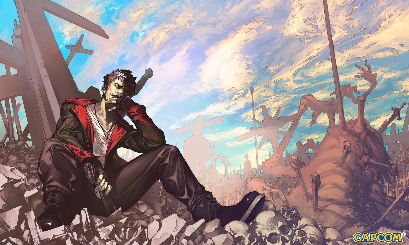Dmc Devil May Cry Art Book- WallpaperUse