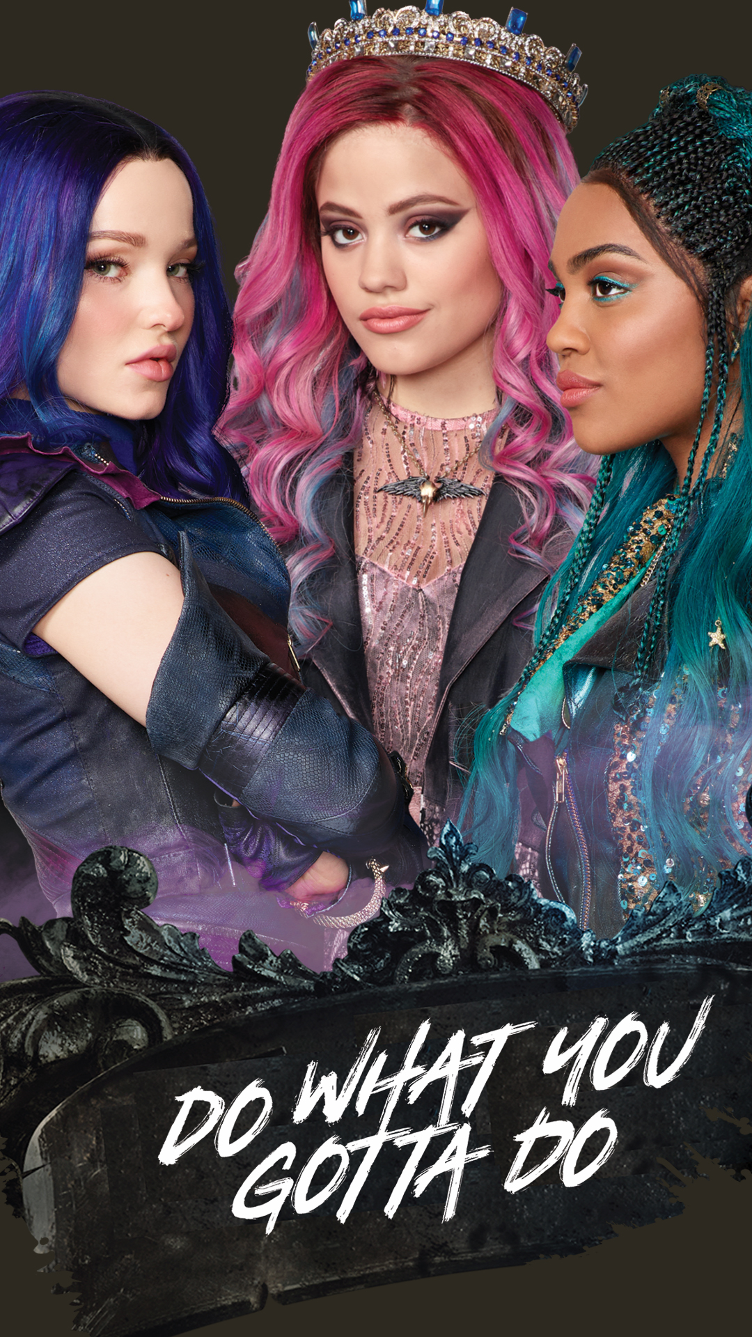 descendants wallpaper,violet,purple,movie,fashion,poster (#994489 ...