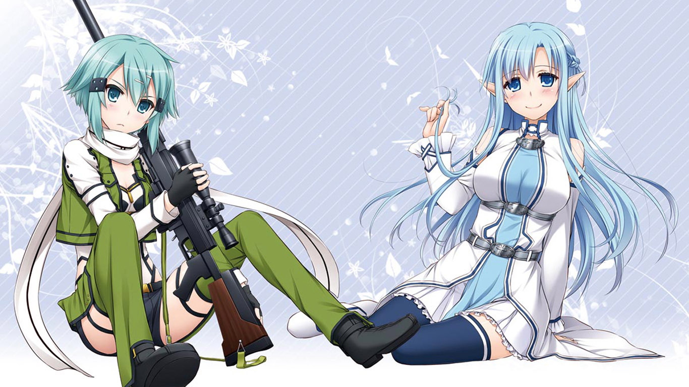 Sao 2 Asuna And Sinon Wallpaper - Sao Sinon And Asuna- WallpaperUse