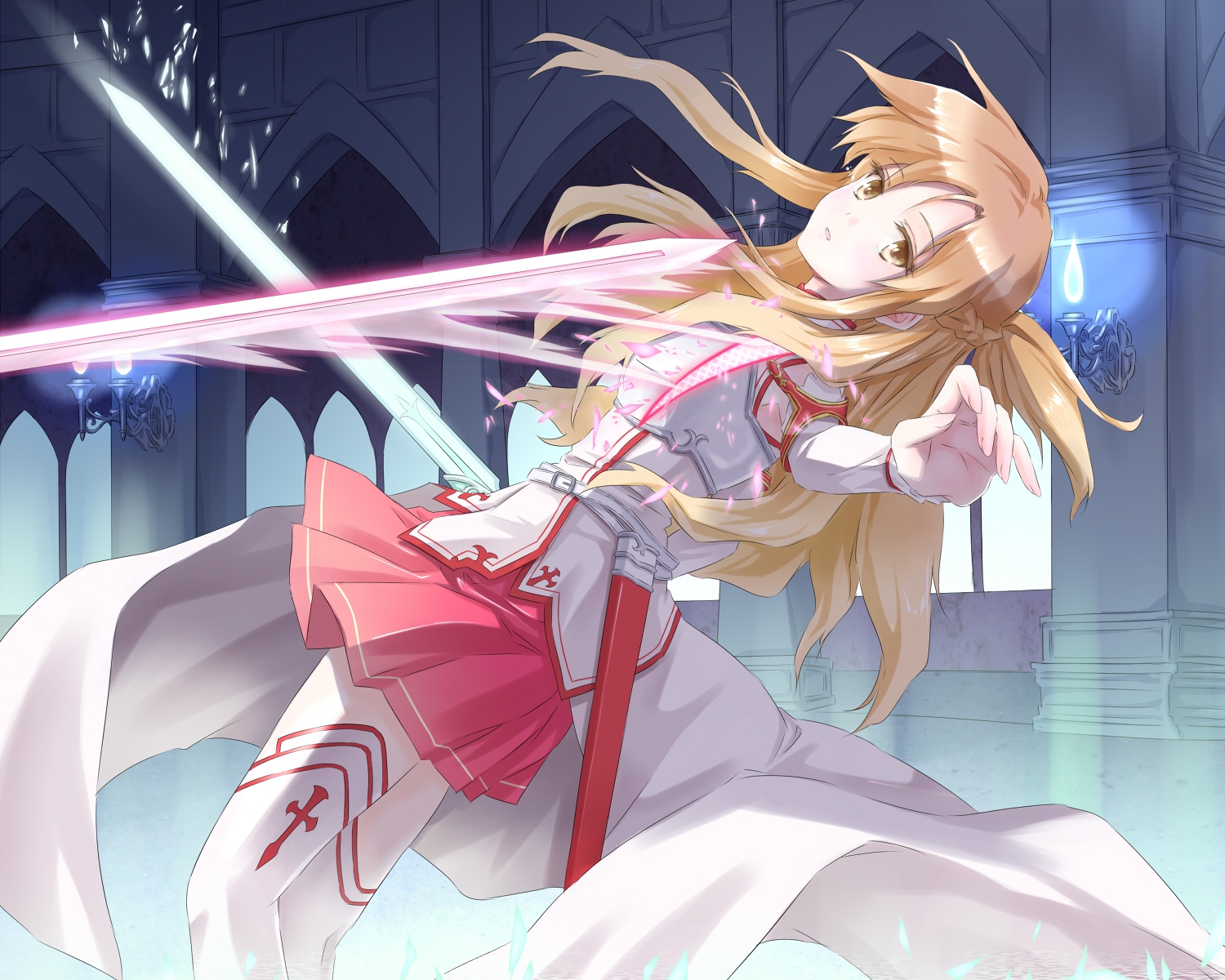 299439 Title Yuuki Asuna Anime Sword Art Online Sword - Asuna Fight ...