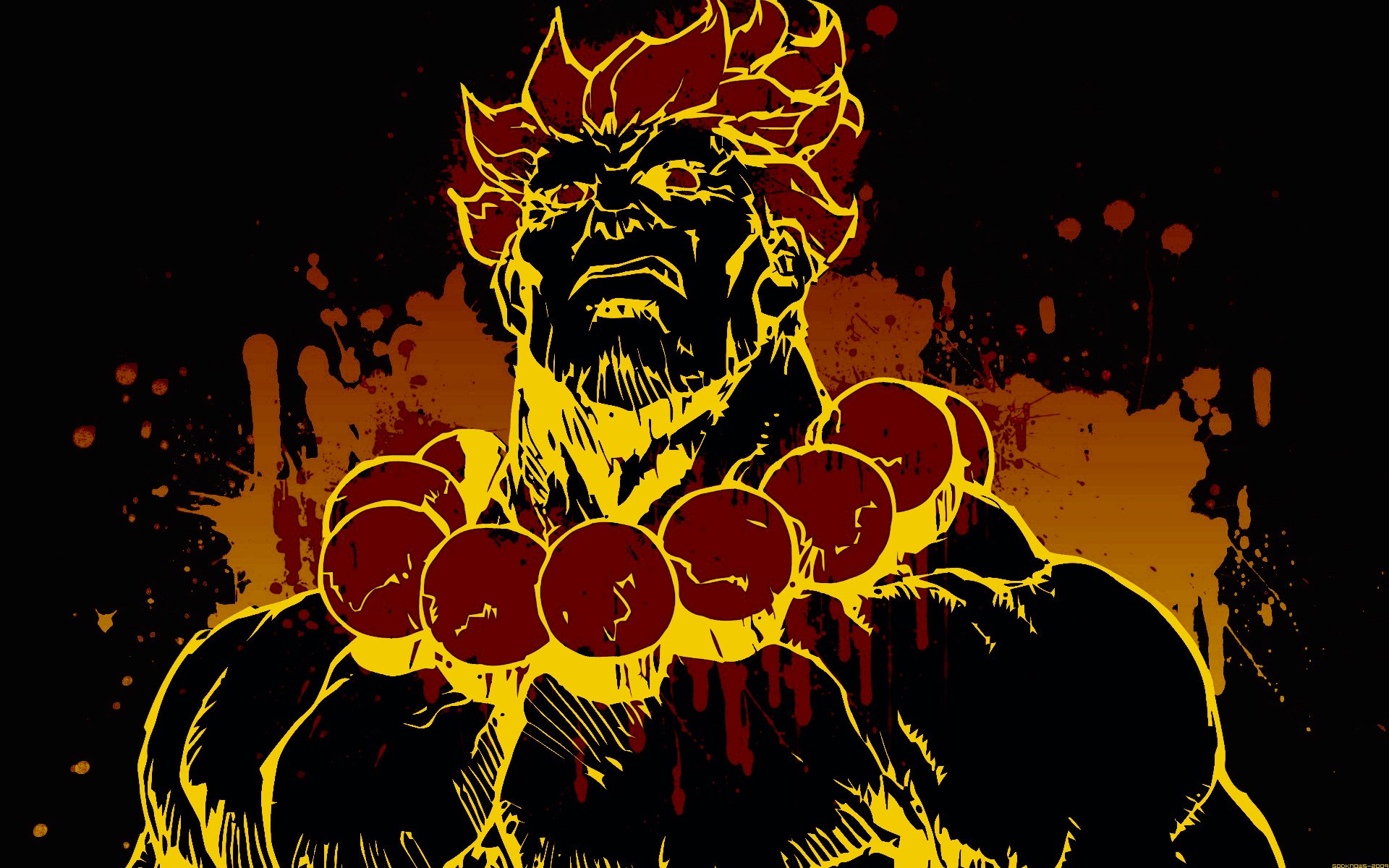 akuma wallpaper,illustration,fictional character,graphic design,font ...